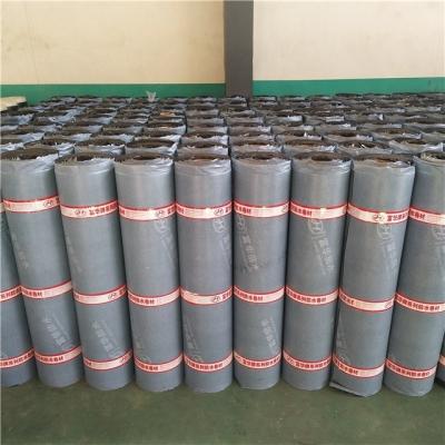 China 3mm 4mm Waterproof Membrane Self Adhesive Bitumen Rolls with Required Surface Material and Silicon Film for sale