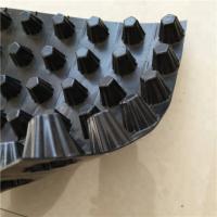 China 8mm 12mm 20mm Roof Garden Drainage Board / Garage Top Greening Drain Board for sale