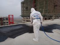 China Non Curing Rubber Asphalt Waterproof Coating for Buildings Spray Brush Application Dosage 3 2.0mm Thickness 2.6kg/sqm for sale