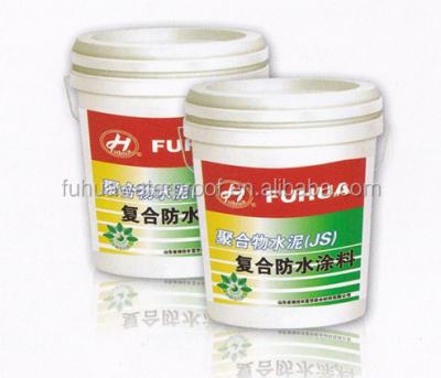 China JS FJS Polymer Modified Cementitious Waterproof Coating 98% Spray Rate 1 Year Shelf Life for sale
