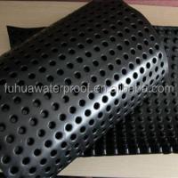 China Traditional Design Self Stick Bitumen Adhesive DIMPLE SHEET for Waterproof Building Membrane Construction Drainage Board for sale