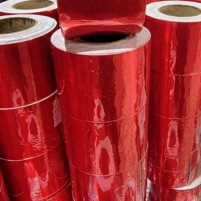 China Customized 1.0mm Thickness Red Alu.Butyl Tape Chinese Design Style Solution for Waterproofing Project Repairing Success for sale