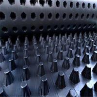 China Green HDPE Dimple Drain Sheet for Easy Installation and Effective Drainage Solutions for sale