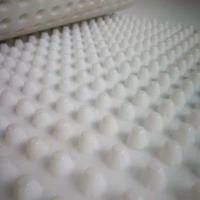 China 0.8mm-2.0mm Thickness HDPE Plastic Dimpled Foundation Foil Membrane Board in Black for Building for sale