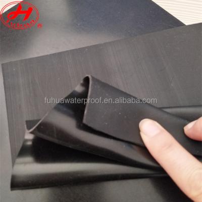 China Texture Surface Black or White Color 8m Width EPDM Rubber Roof Water Stop Waterproofing Membrane for Roofing for sale