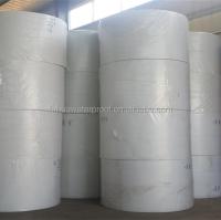 China 180gsm-200gsm Polyester Nonwoven Felt/Fabric for Bitumen Waterproofing Membrane in White and Green Length 800m-1500m for sale