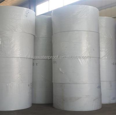 China 180gsm-200gsm Polyester Nonwoven Felt/Fabric for Bitumen Waterproofing Membrane in White and Green Length 800m-1500m for sale
