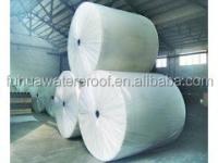 China 180gsm-200gsm Polyester Nonwoven Felt/Fabric for Bitumen Waterproofing Membrane in White and Green Length 800m-1500m for sale