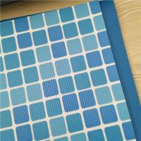 China Polyester Mesh Reinforced PVC Waterproofing Plastic Membrane Liner for Swimming Pool Construction for sale