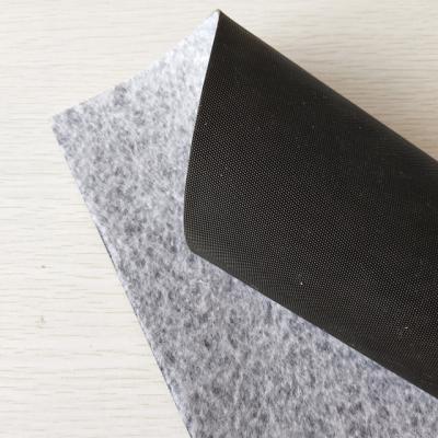 China 1.2mm 1.5mm 2.0mm Polyrubber Waterproof Membrane EPDM Liners Fleece Back Rolls for Infrastructure Construction for sale