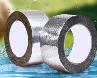China Self Adhesive Bitumen / Asphalt Aluminum Foil Flash Band Roofing Waterproof Tape for sale