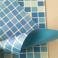 China Polyester Reinforced PVC Liner for Swimming Pool 1.2mm 1.5mm PVC Plastic Pool Liner Rolls Waterproofing Membrane for sale
