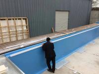 China ISO9001/ISO14001 Certified Light Blue 1.5mm PVC Pool Liner Anti-UV Swimming Pool Membrane for Long-lasting Waterproofing for sale