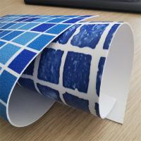 China Discount PVC Pool Membrane for Above Ground Swimming Pool Discount Waterproof Foil Rolls Polyester Reinforced for sale