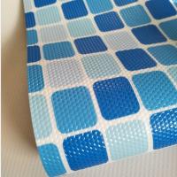 China Polyester Reinforced 1.5mm PVC Waterproof Membrane for Customized Anti-Slip Pool and Pond Liner for sale