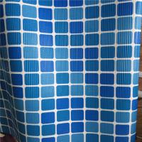 China Polyester Reinforced 1.5mm PVC Waterproof Membrane for Customized Anti-Slip Pool and Pond Liner for sale