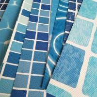 China 1.5mm Thick Mosaic PVC Pool Liner with Chinese Design Style and UV Resistance Customized Length 20m 25m or Customized for sale