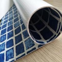 China 60 Mil Mosaic Vinyl Pool Liner PVC Fabric Plastic Sheeting Rolls Made of PVC Membrane for Inside Polyester Reinforced PVC for sale