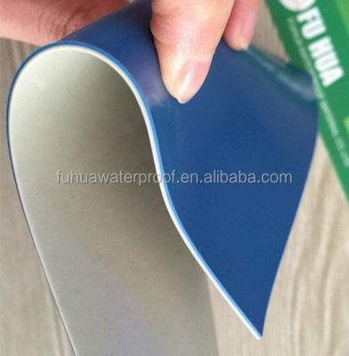 China 20m Length Polyester/Fiberglass Reinforced PVC Waterproofing Membrane Sheet for Flat Roofing Project for sale