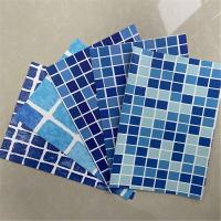 China Mosaic Pool Liner Swimming Pool Liner 2mm Anti-UV Overlay Swimming Pool Liner for sale