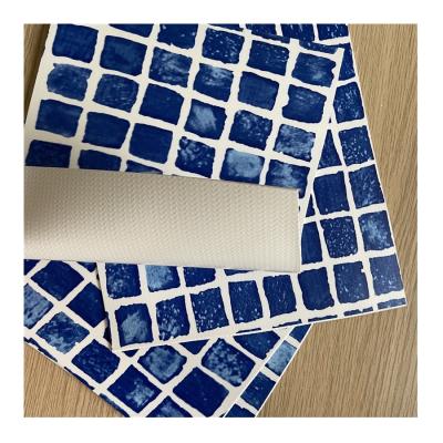 China Hot Sale 1.5mm Thickness Custom Swimming Pool Liner PVC Swimming Pool Membrane Expandable Pool Liner for sale