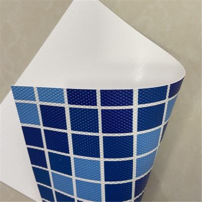 China Marble Black Pool Liners Textured Pool Liners Support Customization for sale