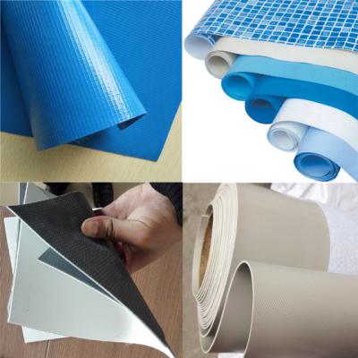 China PVC Waterproof Membrane, factory in China, swimming pool, good price, antiuv, antimicrobial, long shelf life, good price for sale