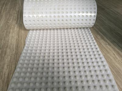 China 8mm/10mm/12mm height HDPE drain cell drainage board for roof with low price for sale