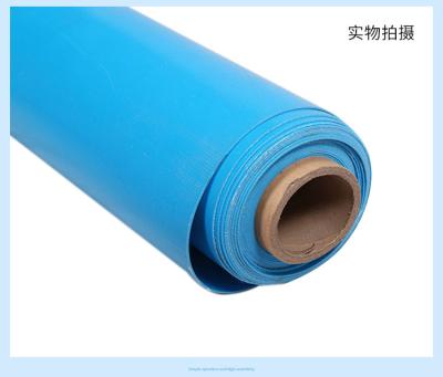 China 0.6mm, 1.0mm 1.2mm 1.5mm fibreglass polyester reinforced blue color pvc pool liner material for sale