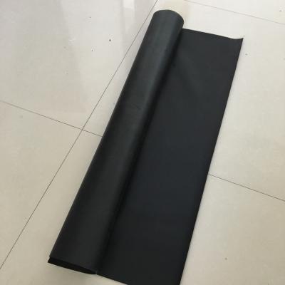 China waterstop black smooth 0.5mm-1.5mm epdm waterproof membrane epdm rubber for roof for sale