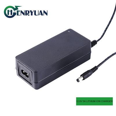 China Reliable and Efficient 12.6V 5A Lithium Battery Charger for sale