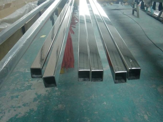 Decorative Stainless Steel Square Tube Polished SS201 SS304 310L 316 0