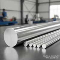 China Polished Solid Round Aluminum Bar Lightweight Corrosion Resistant For Industrial for sale