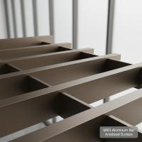 China 6063 Aluminum Bar With Anodized Surface For Architectural Systems And Lightweight Structural Design for sale