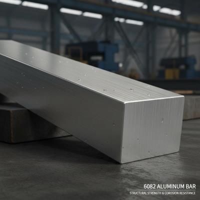 China 6082 Aluminum Bar With Structural Strength For Heavy Duty Engineering And Corrosion Resistance for sale