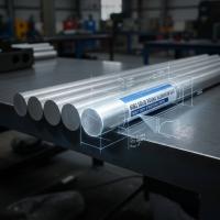 China 5754-H112 Round Aluminum Bar Marine Chemical Grade Al-Mg Alloy Excellent Weldability For Shipbuilding Applications for sale
