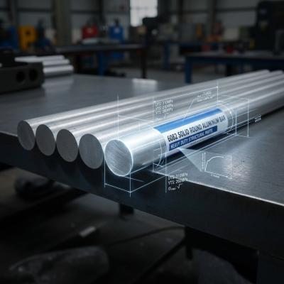 China 5754-H112 Round Aluminum Bar Marine Chemical Grade Al-Mg Alloy Excellent Weldability For Shipbuilding Applications for sale