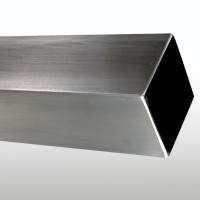 China BA 2B Polished Pickling Stainless Steel Rectangular Tube with Slit Edge and Plastic Pipe Cap End Protector for sale
