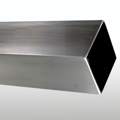 China BA 2B Polished Pickling Stainless Steel Rectangular Tube with Slit Edge and Plastic Pipe Cap End Protector for sale