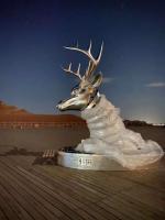 China Customized Mirror Polish Stainless Steel Sculpture 4000mm for Garden Park Decoration for sale