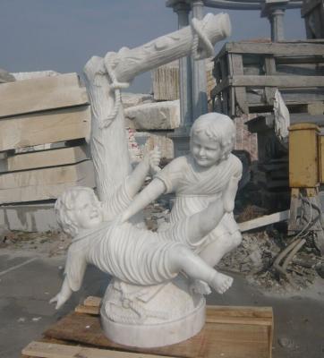 China Lovely baby marble sculptures for sale
