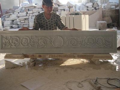 China White Marble Carved Panel for Indoor Wall Cladding Decorative Stone Slab for sale