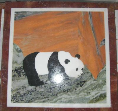 China Natural Marble Medallion Floor Inlay 60cm Custom Design for Luxury Home Decor for sale