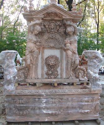 China Natural Stone Wall Fountain Outdoor Water Feature 60cm Height for sale
