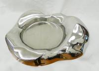 China Outdoor Abstract Garden Stainless Steel Sculpture Mirror Polish 350cm Custom for sale