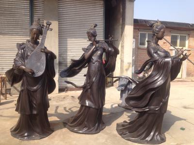 China stainless steel sculpture with bronze colour for sale