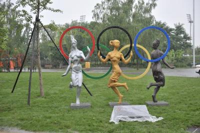 China outdoor metal sculpture for sale