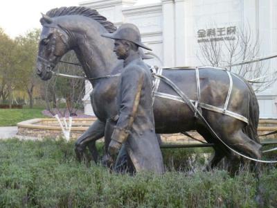 China Bronze  sculpture with patina finish for sale