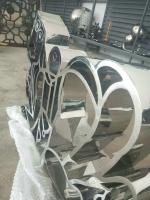 China Mirror Polished Stainless Steel Sculpture H530mm 316L for Art Studio Custom for sale