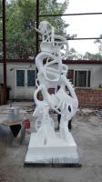 China Customized Abstract Casting Bronze Sculpture Garden Art 8 Feet Tall China Supplier for sale